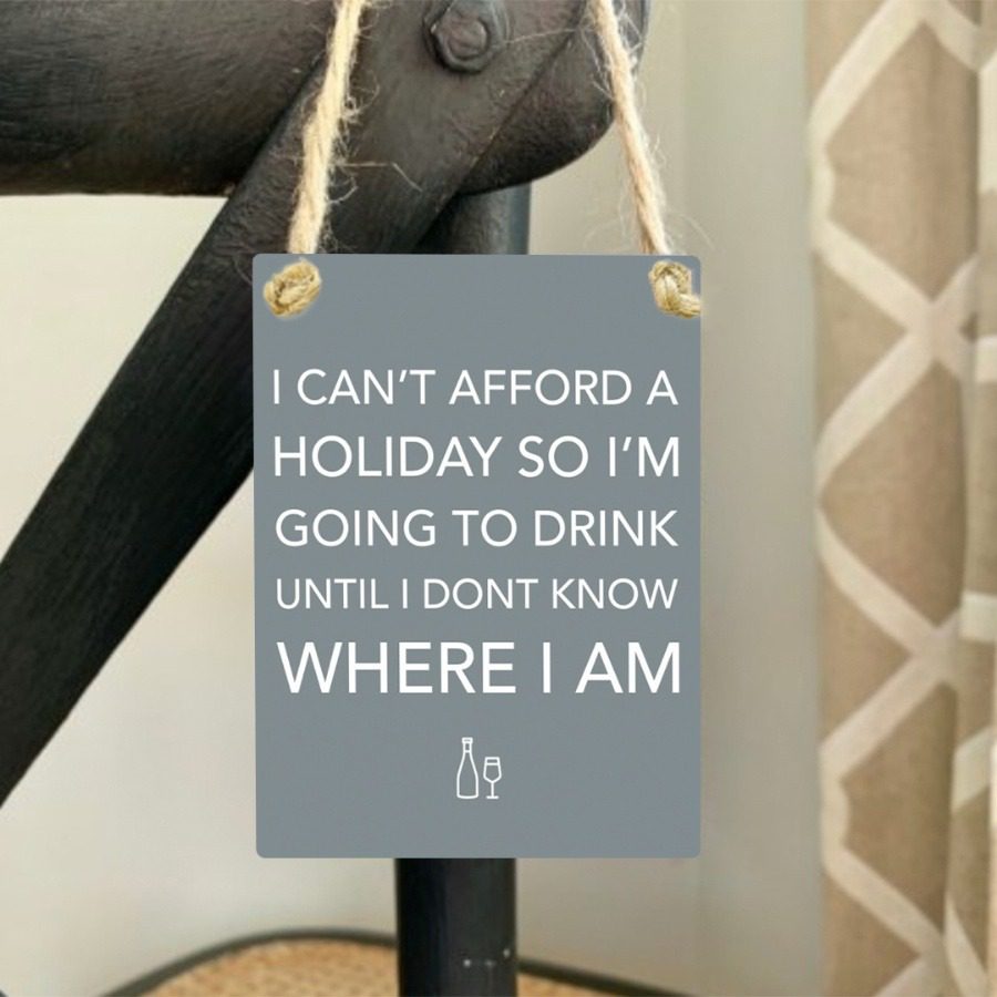 Holiday Mini Metal Sign | Cherry Boutique Gifts